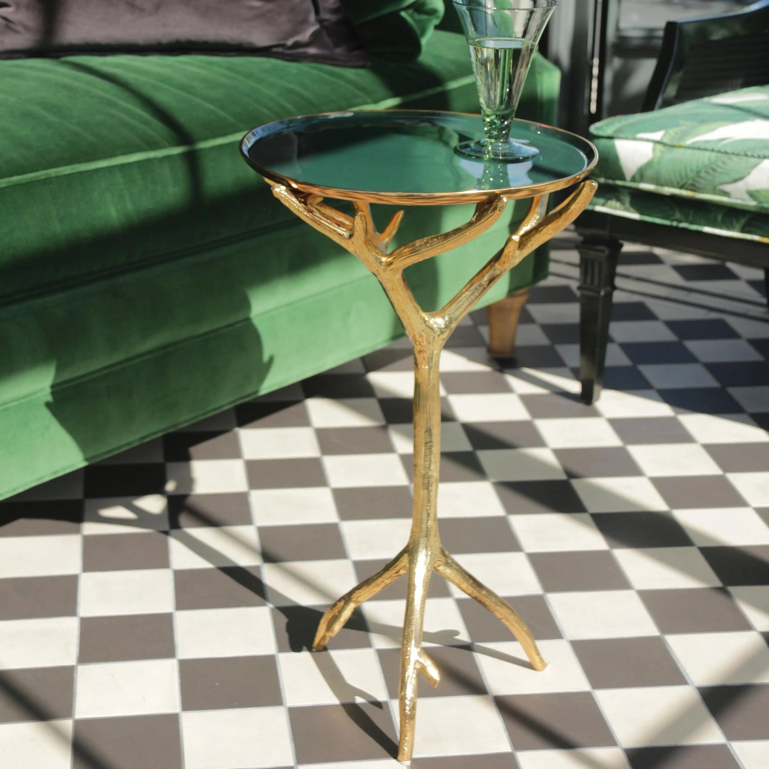 Manzanita Accent Table | Metal Tables | Side Tables – Nima Oberoi Lunares